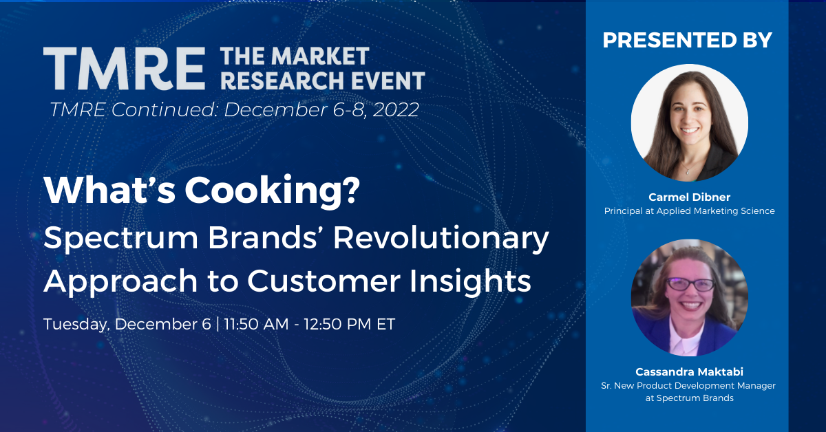 AMS Principal Carmel Dibner Discusses the Benefits of Insight-Forward Innovation at TMRE ...